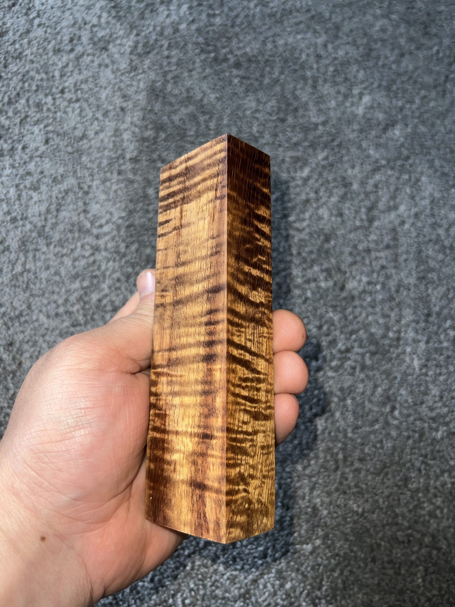 Curly Koa block! - Kiran’s Koa